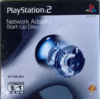 *New/Sealed* Sony Playstation 2 PS2 OEM Network Adaptor Start-Up Disc ...