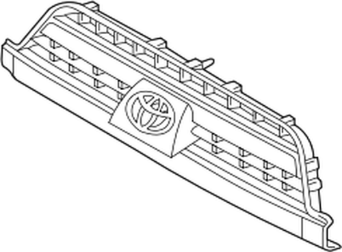 53100-35860-B0 Toyota Grille, radiator 5310035860B0, New Genuine OEM ...