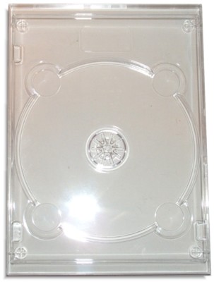 100-Pak Case of CLEAR Single DVD DIGI-TRAYS with Booklet Clips ...