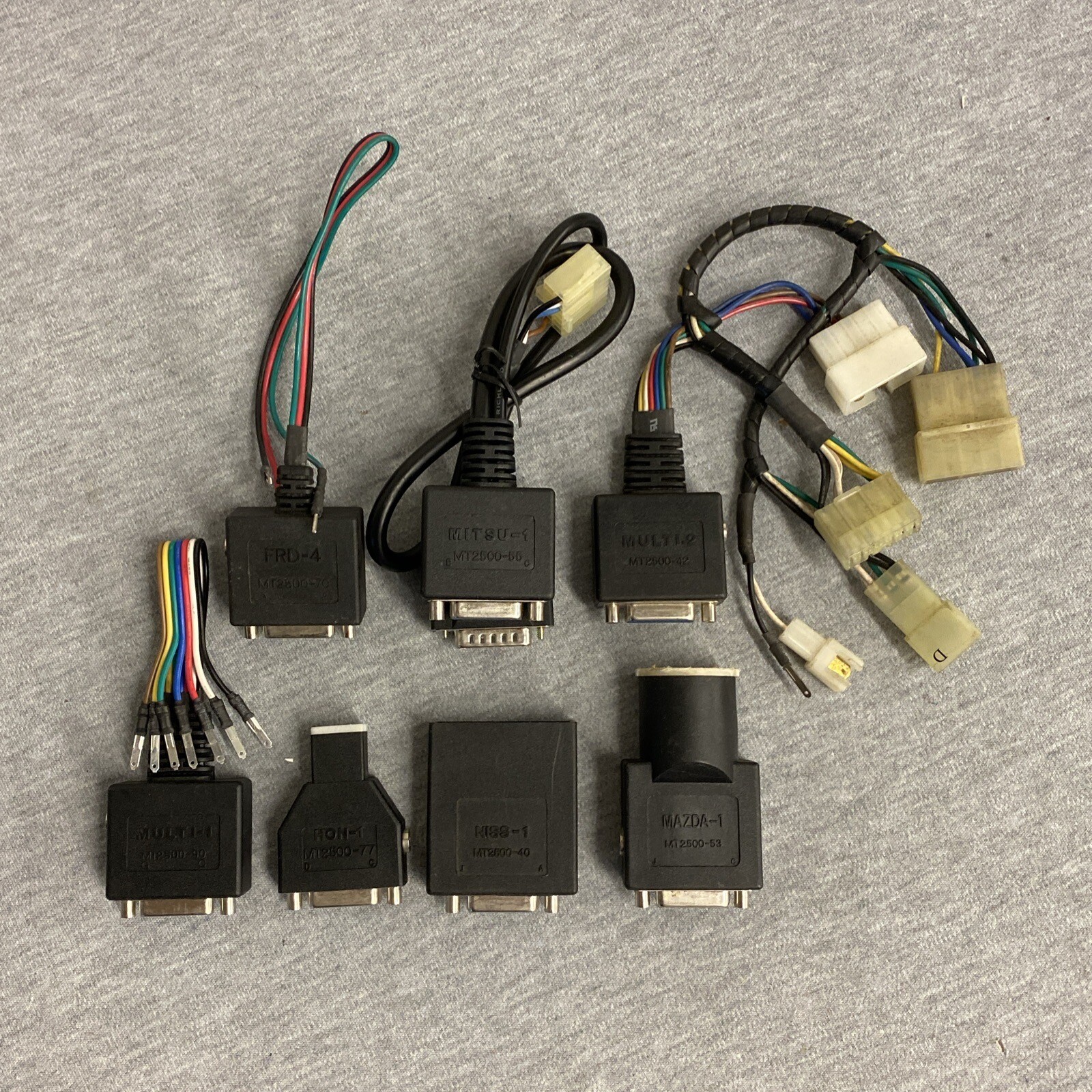 Snap-On MT2500 Scanner Adapters NISS-1 FRD-4 HON-1 MULTI-1 & 2 MITSU-1 ...