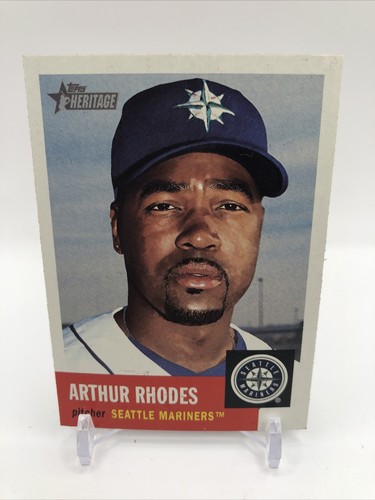 2002 Topps Heritage Seattle Mariners Baseball Card #31 Arthur Rhodes | eBay