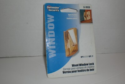 DEFENDER SECURITY WOOD WINDOW LOCK U-9938 | eBay