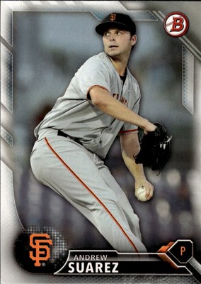 2016 Bowman Prospects #BP45 Andrew Suarez San Francisco Giants | eBay