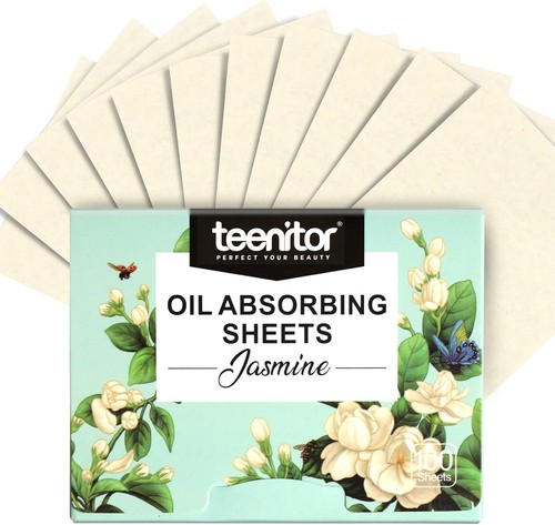 100 Sheets, Oil Control Film Absorbing Sheets for Oily Skin, Men ...