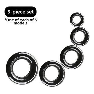 Nickel Plated Fishing Rod Guide Rings 1/5 PCS Black OD 6mm 8mm 10mm ...