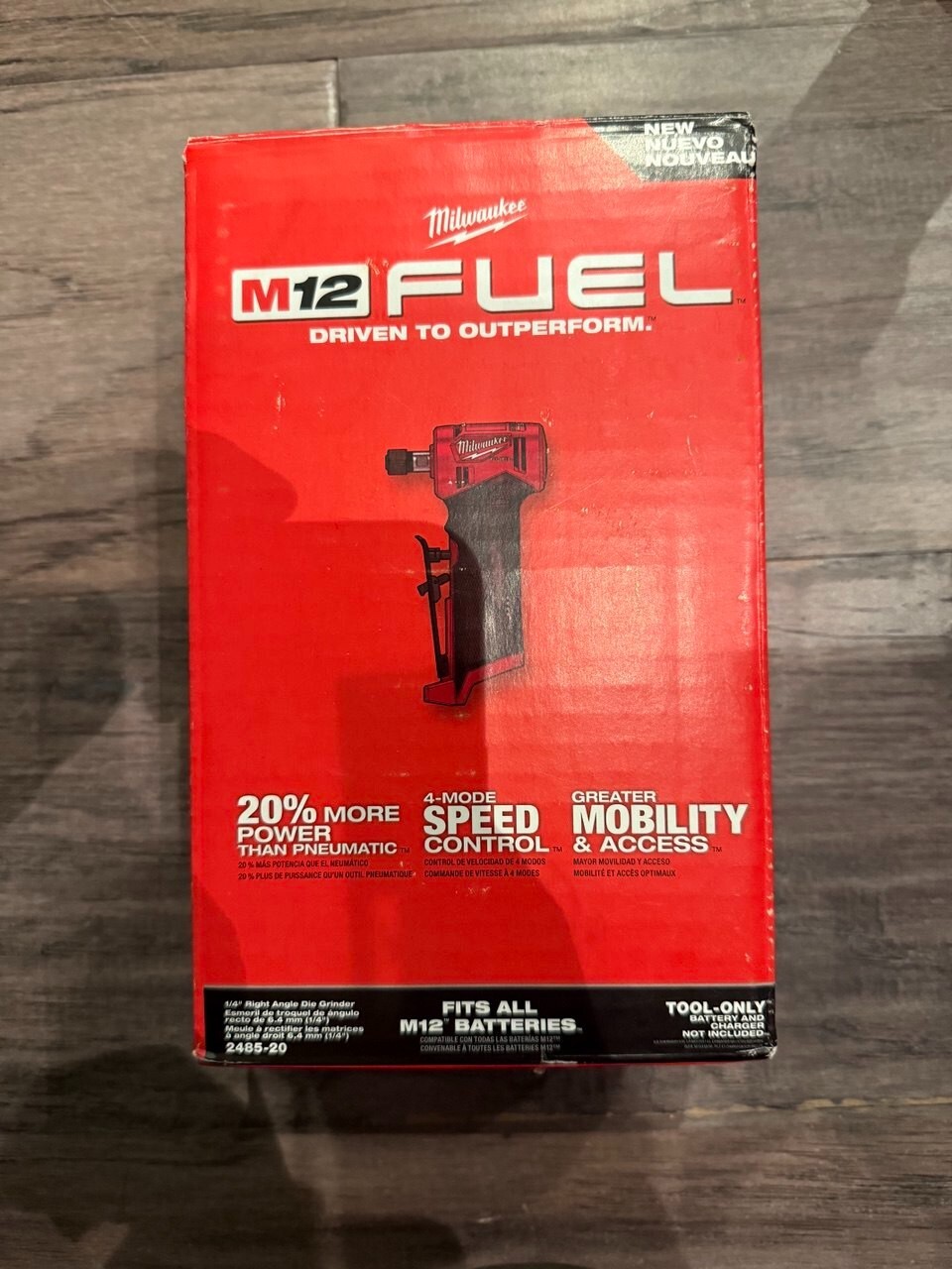 NEW Milwaukee 2485-20 M12 FUEL 1/4" Right Angle Die Grinder FAST + FREE ...