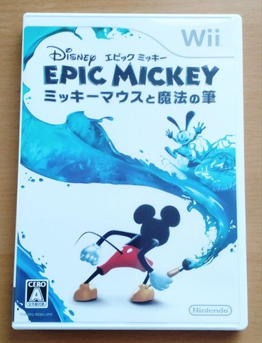 Nintendo Wii Mickey Mouse and the Magic Brush Japanese Game Software | eBay