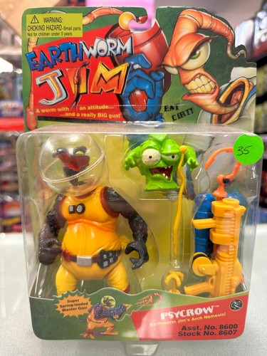 Psycrow (Vintage Earthworm Jim, Playmates) Sealed | eBay