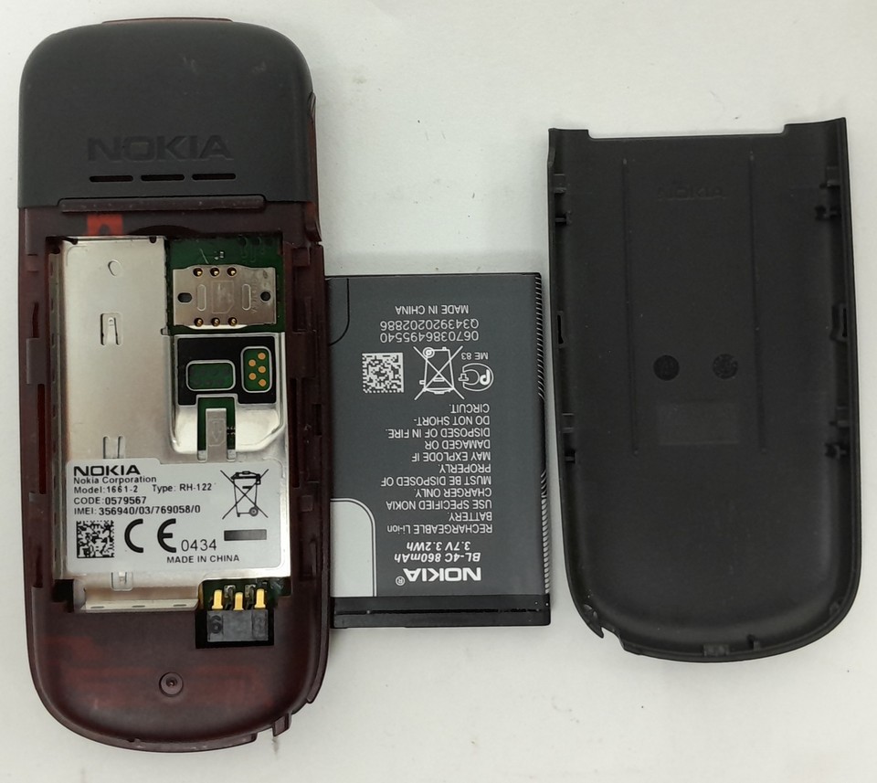 Nokia 1661-2 Vintage Mobile Phone | eBay UK