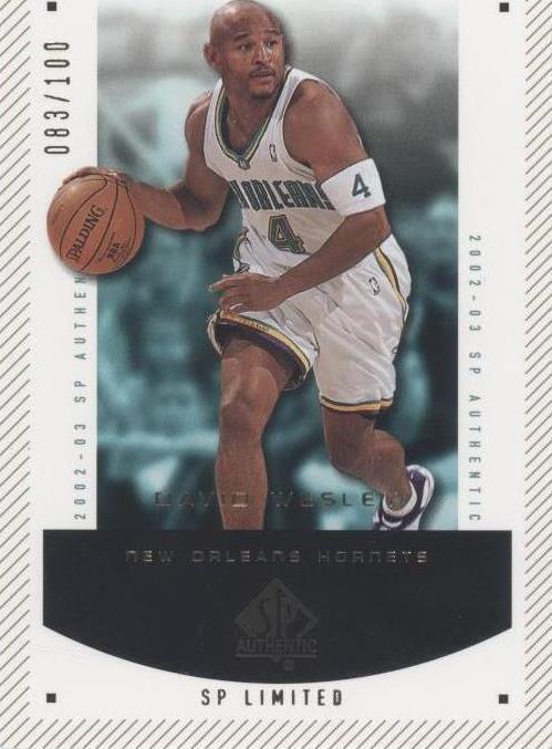 2002-03 SP Authentic - David Wesley #58 SP Limited /100 for sale online ...
