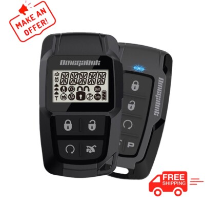 Omega OLRF52SST RF Kit 2 Way 5 Button LCD 3000 Ft for Omegalink Start ...