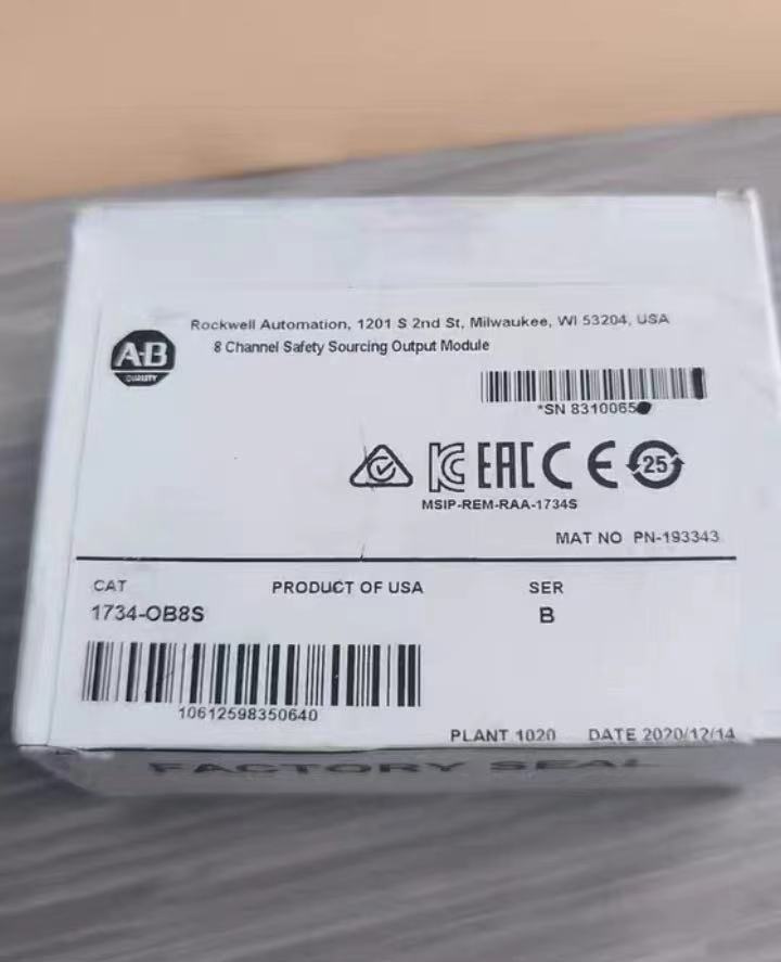 1x Sealed 1734-OB8S AB Allen Bradley 8ch Point I/O Safety Procurement ...