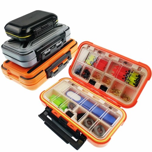 1Pc Sealed Waterproof Fishing Tackle Box Plastic Double-sided Lure ...