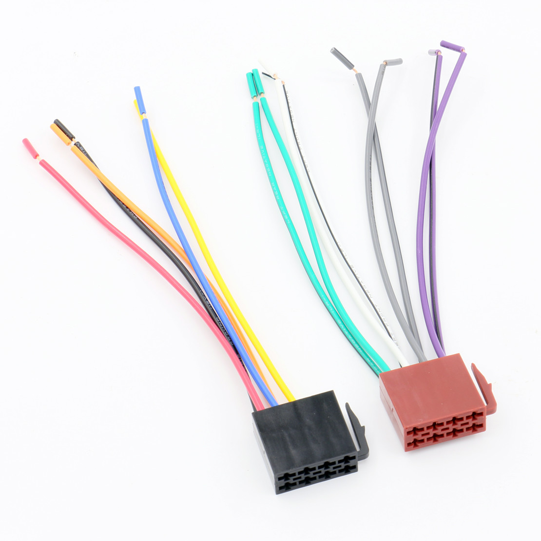 Universal Iso Wire Harness Female Adapter Connector Cable 10 Set