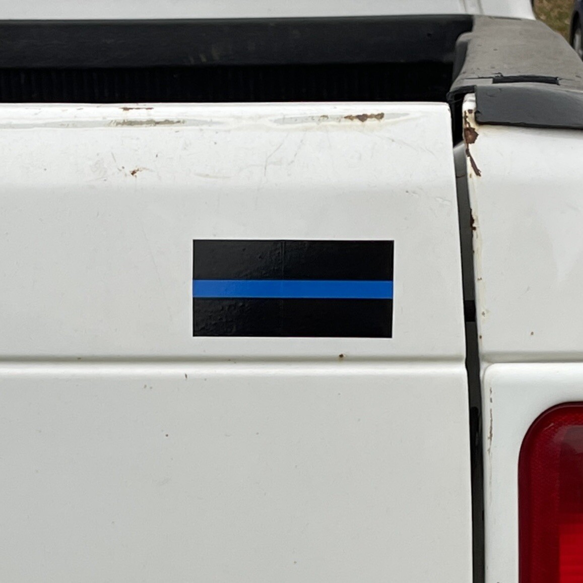 Thin Blue Line Decal - Bumper Sticker or Window Decal | eBay