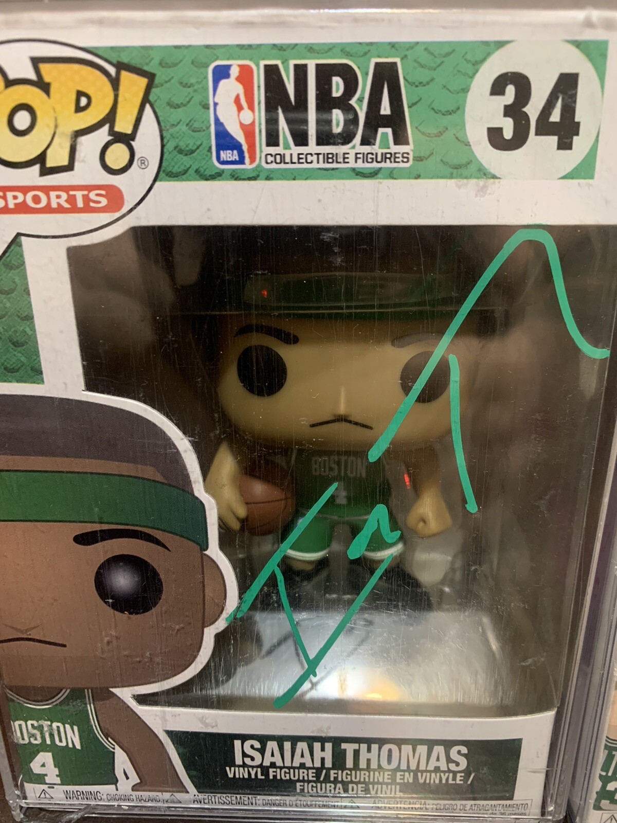 JSA SIGNED Funko Pop! Vinyl: Isaiah Thomas #34 889698218078| eBay