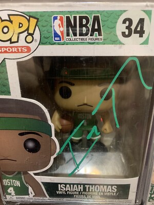 JSA SIGNED Funko Pop! Vinyl: Isaiah Thomas #34 889698218078| eBay