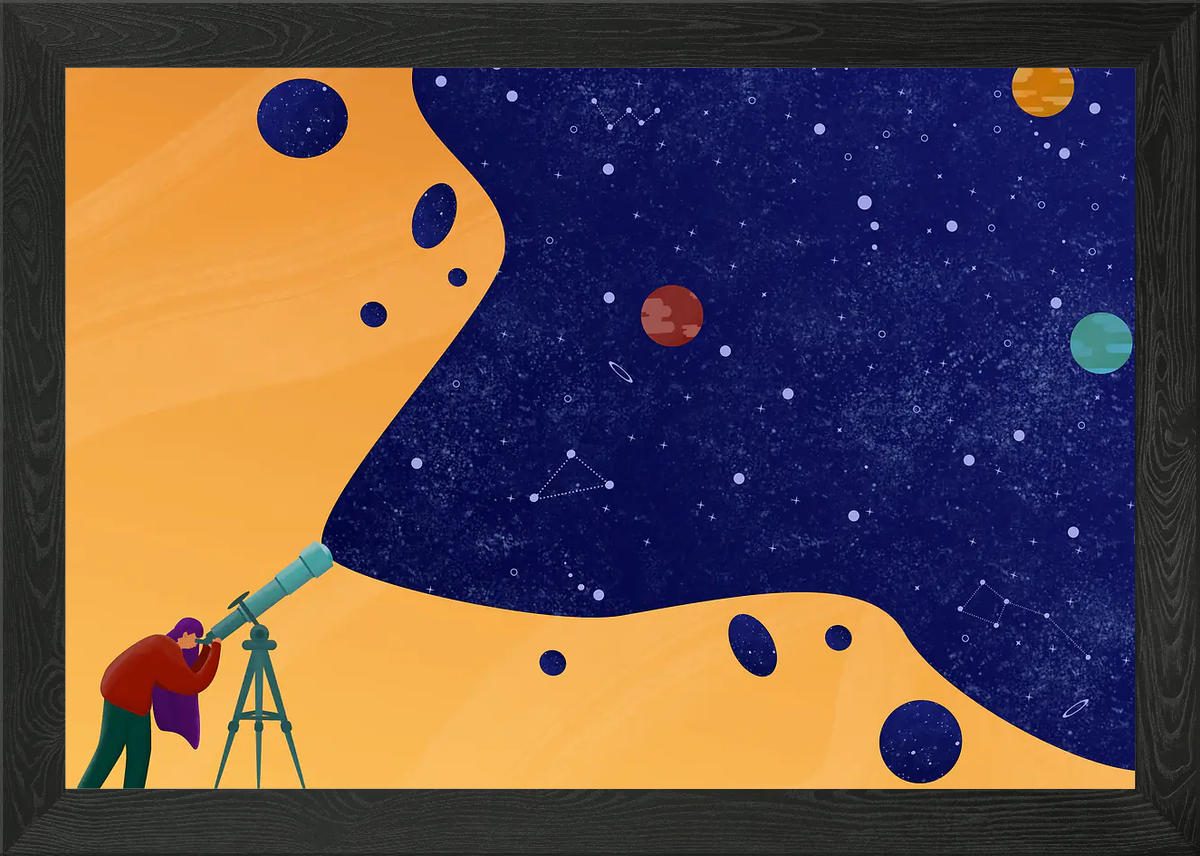 Space Explorer Framed Wall Art Poster Canvas Print Picture | eBay UK