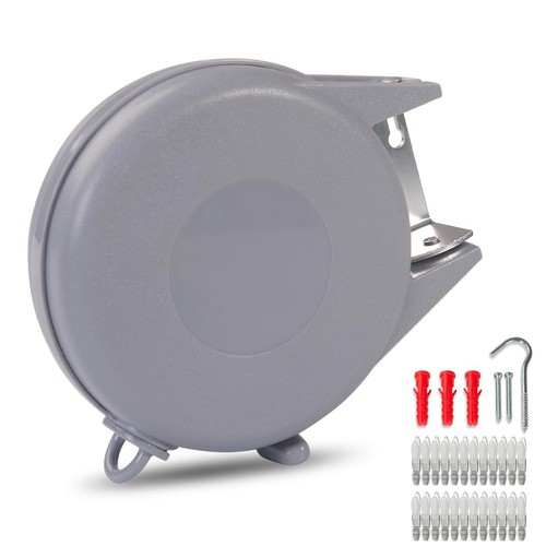 Drying Natural Retractable Clothesline Outdoor Indoor Laundry Line-49 ...