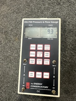 The Energy Conservatory TEC DG-700 Pressure & Flow Gauge Manometer | eBay
