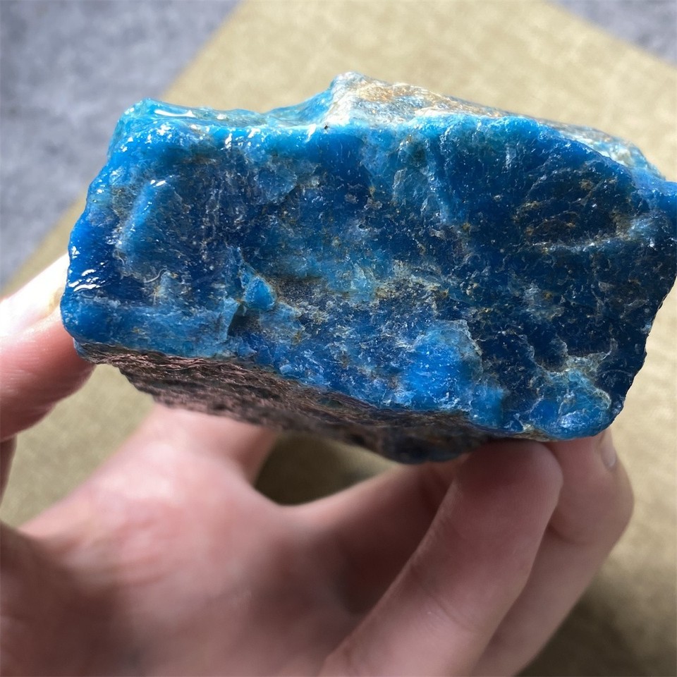275G Natural Blue Apatite Quartz Rock Mineral Specimen Healing #332 | eBay