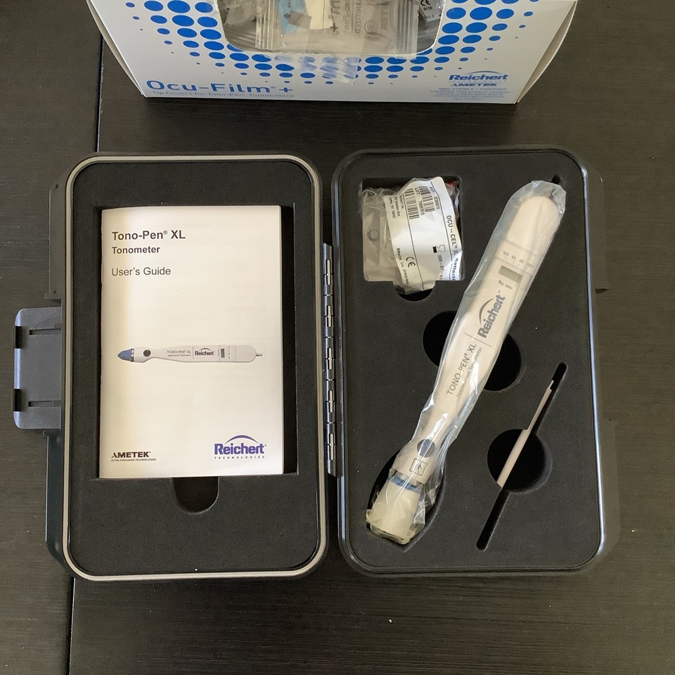 Reichert Tono-Pen XL Applanation Tonometer, Case, and Tip Covers | eBay