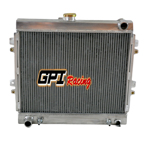 Aluminum Radiator FIT 1984-1991 Toyota 4-Runner 84-95 Pickup 2.4L L4 ...