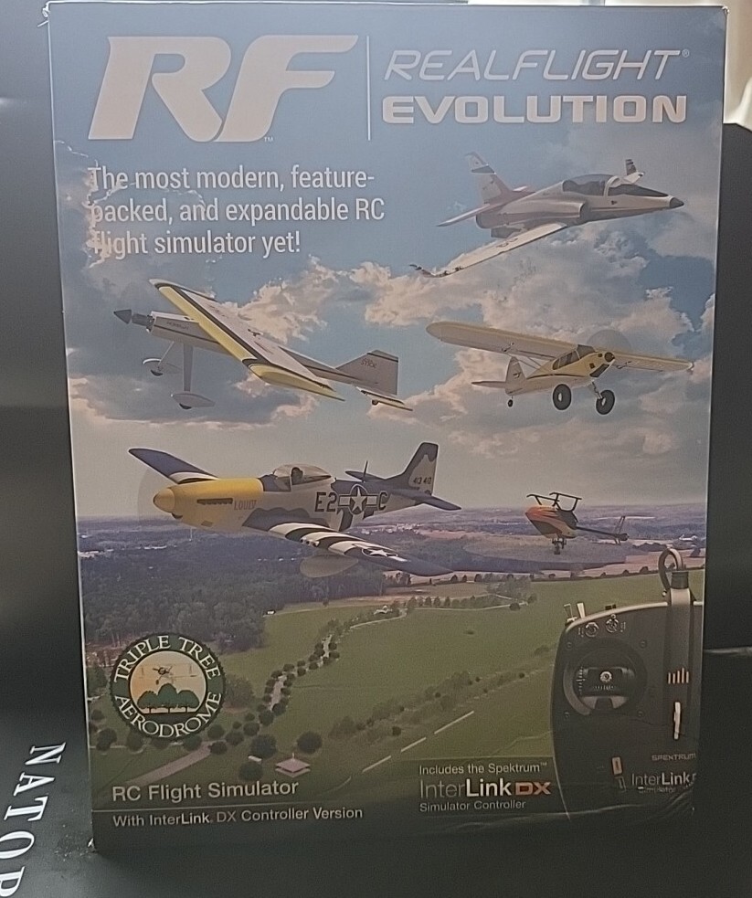 Realflight Evolution RC Helicopter Flight Simulator Interlink DX ...