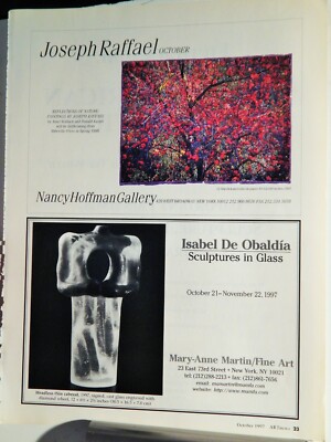 JOSEPH RAFFAEL ART PIECES VTG ORIG 1997 ADVERTISEMENT | eBay