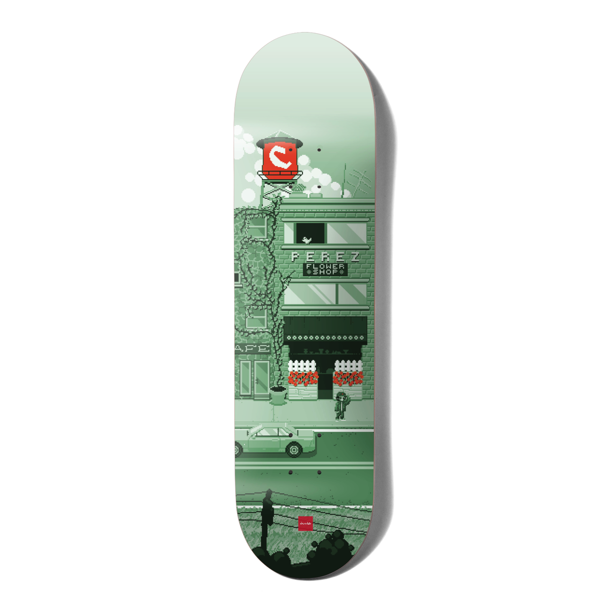 Chocolate Skateboards Evan Hecox Pixel City Series Deck Chocolate Skateboards Evan Hecox Pixel City Series Deck