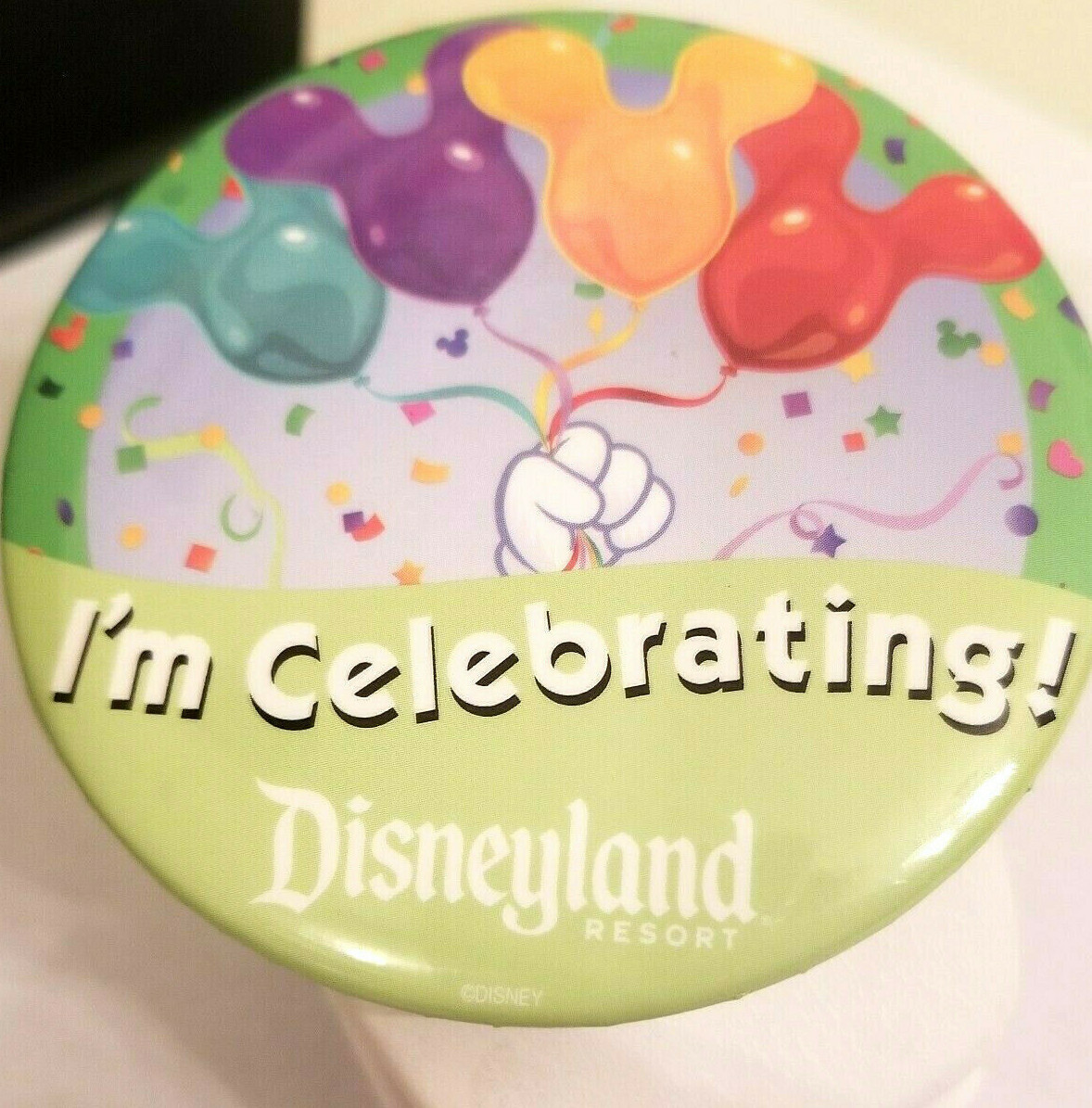 Disneyland I'm Celebrating Pin BROOCH Mickey Mouse Balloons ~ Stunning ...