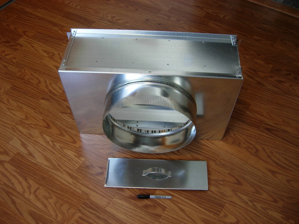 HVAC.Return air filter rack plenum fit filter 16 x 20 x 4",collar 14 ...