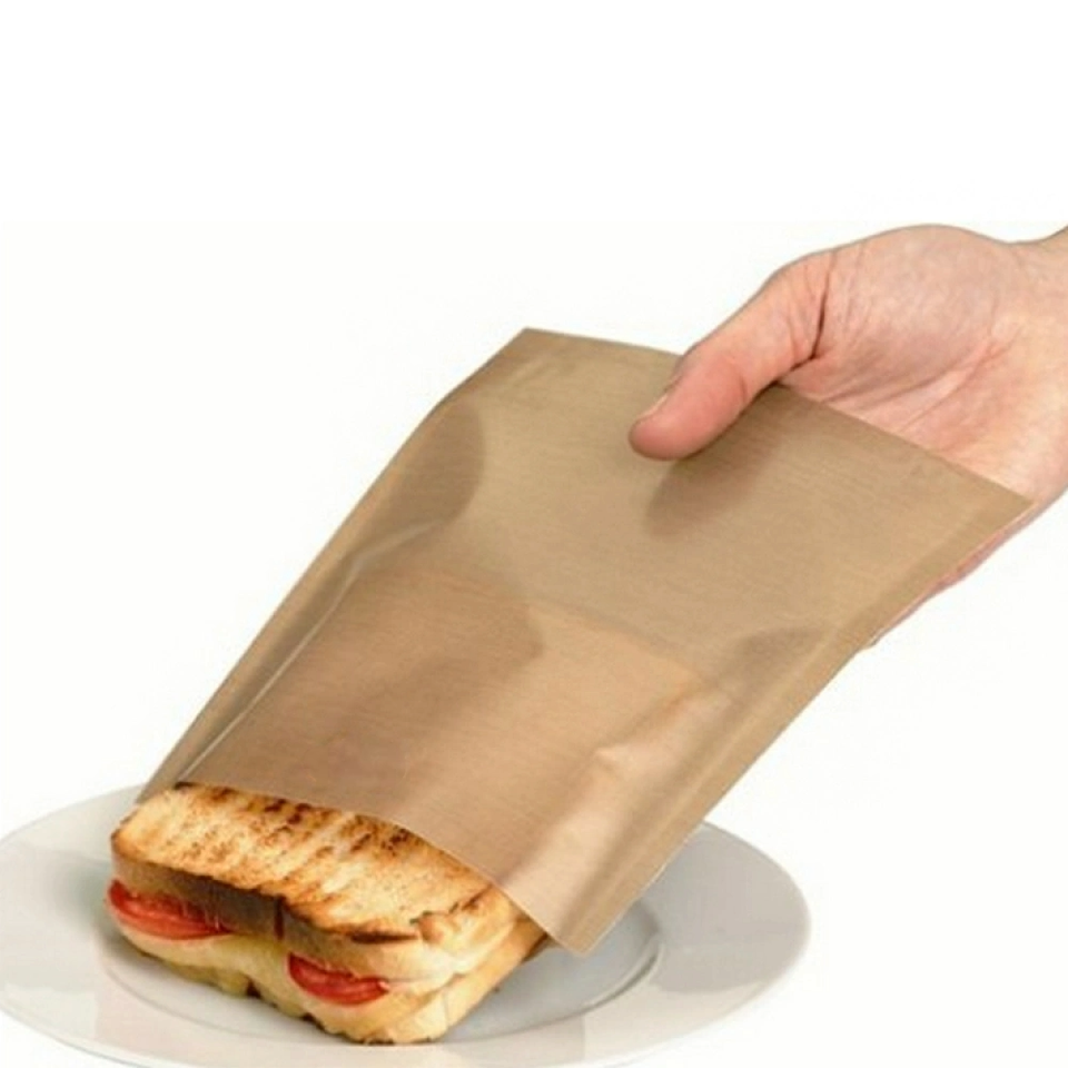 Reusable Sandwich Toastie Pockets Non Stick 100 Uses Toaster Bags Toast ...