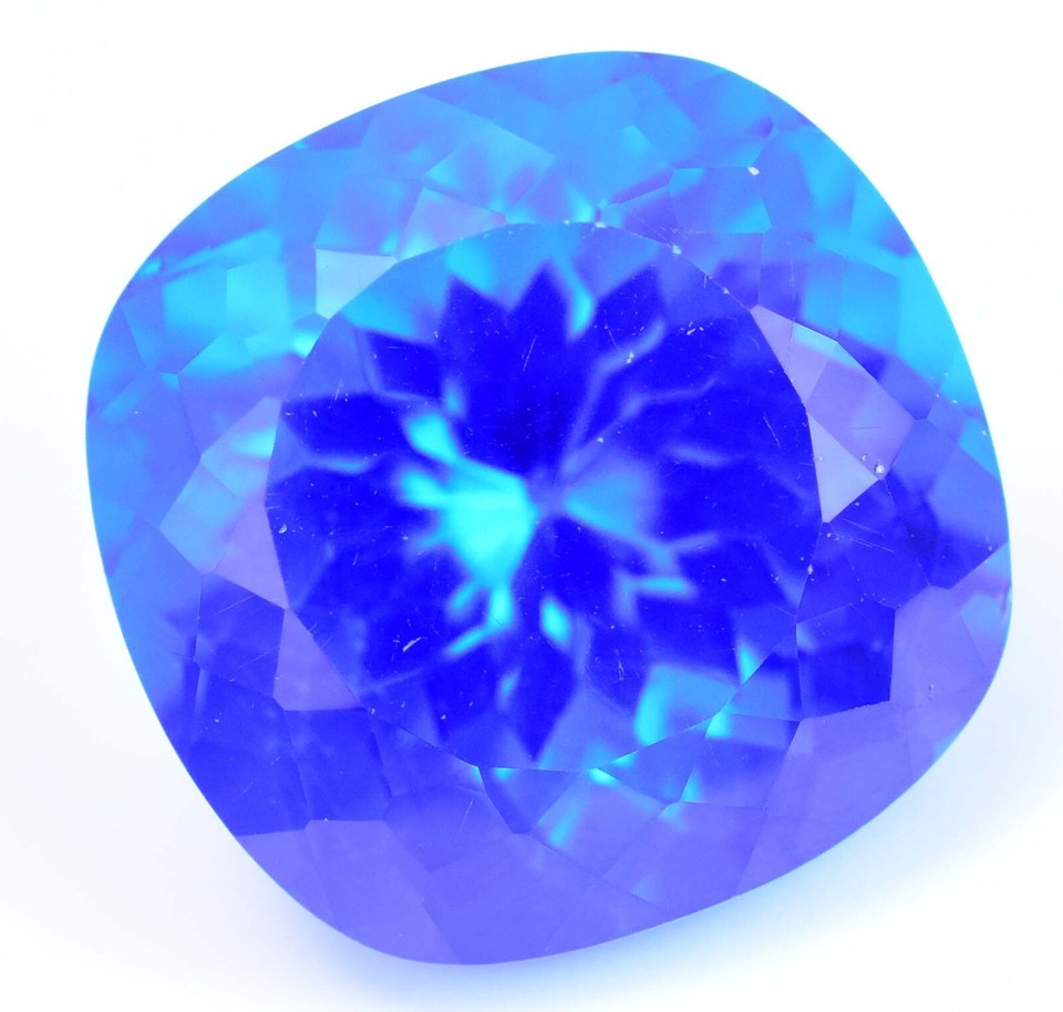 27.20 Ct Natural Rare Lustrous Blue Tanzanite Certified Flawless Loose ...