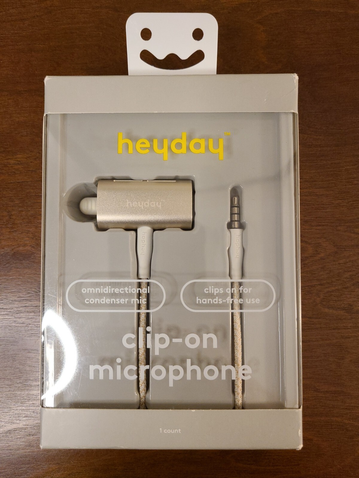 Heyday Clip-On Microphone 3.5mm Aux Cable White-New | eBay