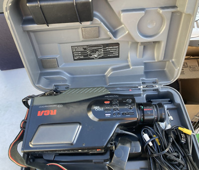 Vtg. RCA Video Camcorder Pro Edit w/ Case & Accessories All Seems Good ...