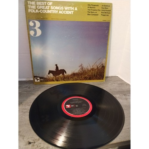 Best of Great Songs With Folk-country Accent LP Capitol SL-6599 Vol 3 ...