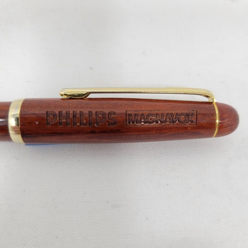 Phillips Magnavox Wooden Pen Needs Ink VTG d3 | eBay