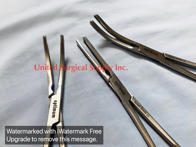 HYSTERECTOMY CLAMPS (Set of 3) Z-Type Curved/Straight Gynecology ...