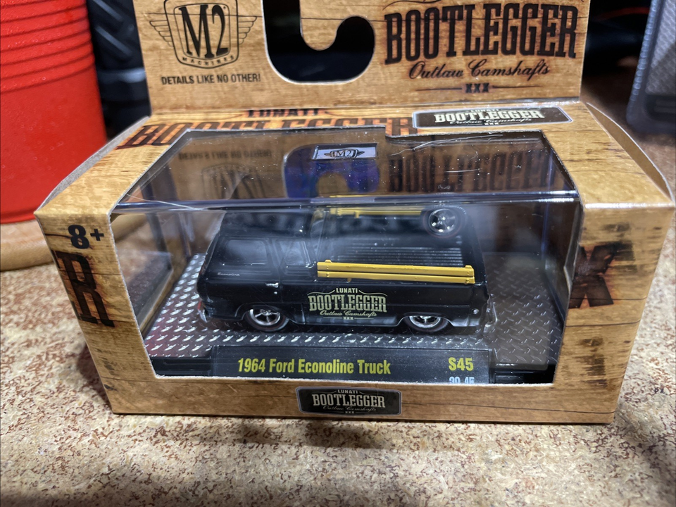 2021 M2 MACHINES 1964 FORD ECONOLINE TRUCK LUNATI BOOTLEGGER OUTLAW ...