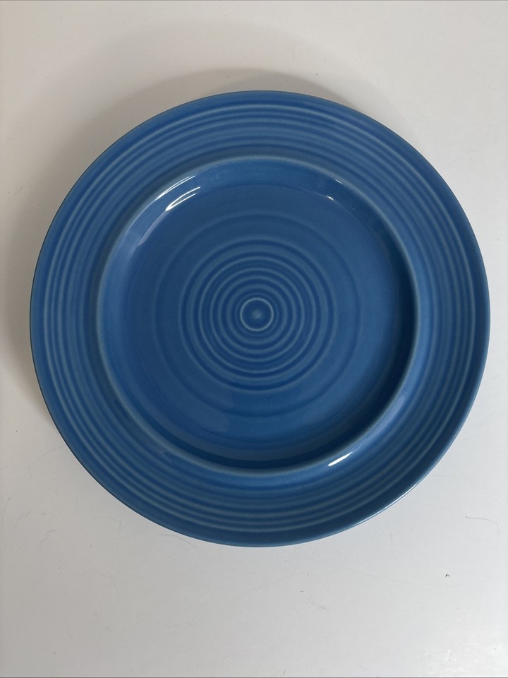 Signature Housewares Incorporated Carnival Stoneware Japan Blue Salad ...