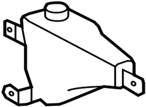 16470-31050 Toyota Tank assy, radiator reserve 1647031050, New Genuine ...