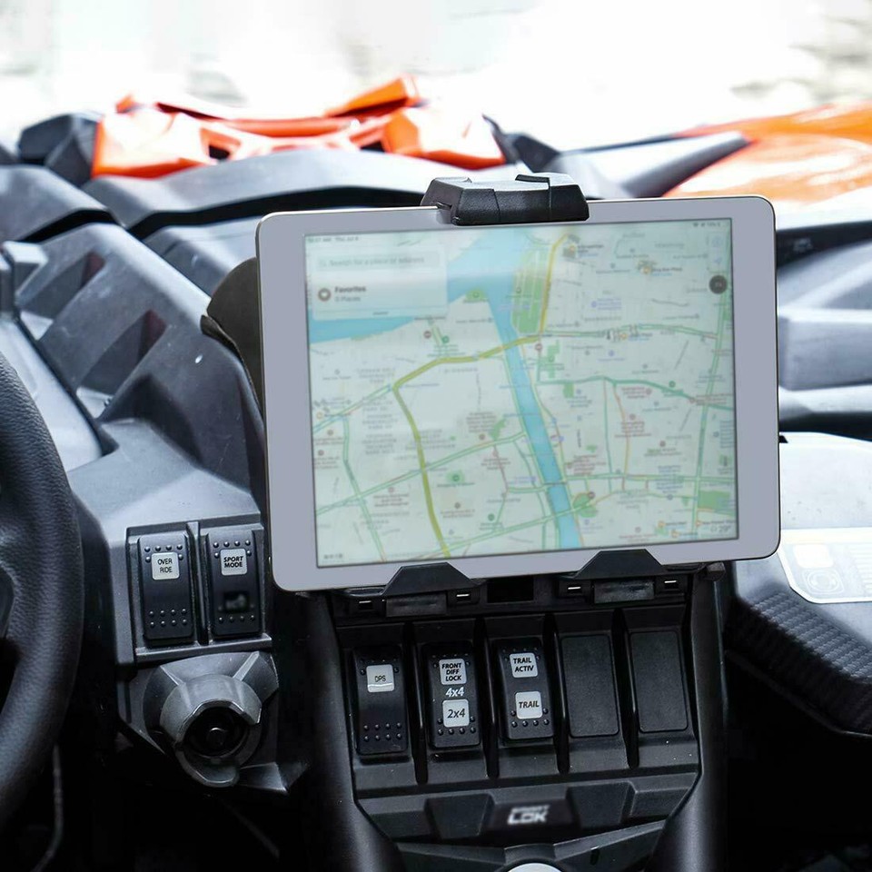 KEMIMOTO Electric Device Tablet Holder GPS Mount For Can Am Maverick X3 ...