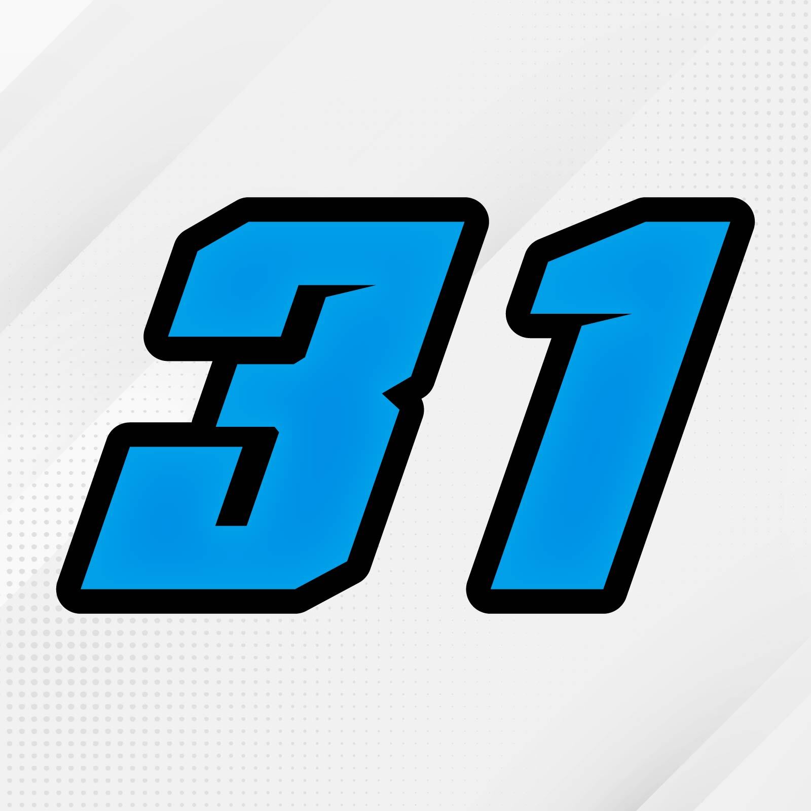 3pcs Racing Number Sticker Custom S23 For KLX 110 TTR 125 YZ 125 ...