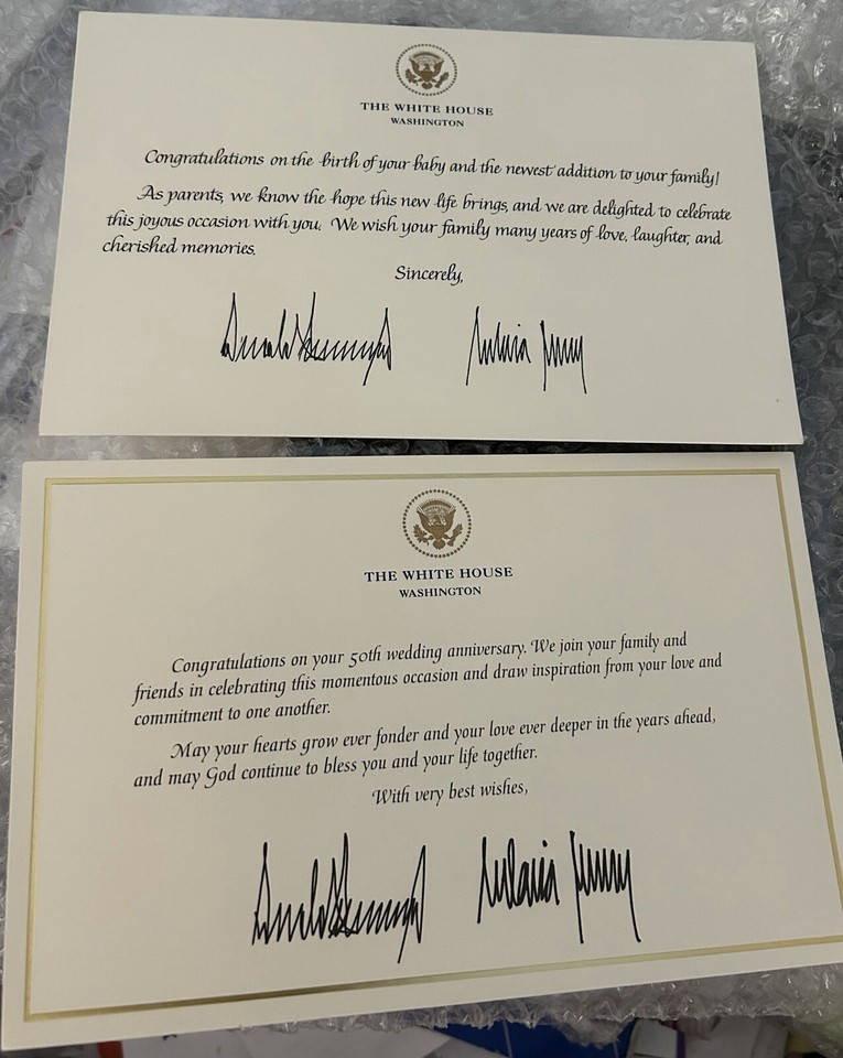 TRUMP PEN EAGLE SEAL PRESIDENT BLUE DONALD Signature GOLD MAGA GOP ...