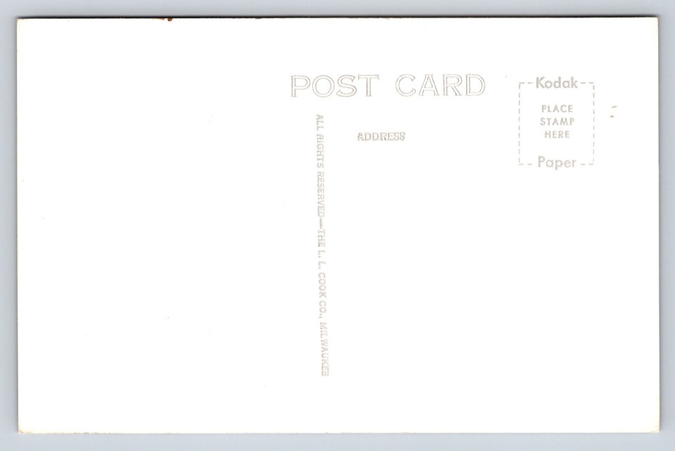 Vintage RPPC Council Grove KS Council Oak Tree Indian Treaty Santa Fe ...