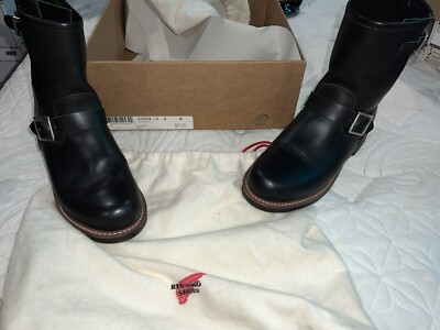 Red Wing Shoes Womens Boots 3354 8B Brand New Engineer Black ...