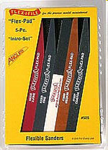 Flex-I-File Flex-Pad Intro-Set (5) - Hobby and Model Sanding Tool ...