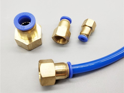 BSP FEMALE STUD PUSH IN FIT PNEUMATIC FITTING AIR WATER HOSE PIPE 4 6 8 ...