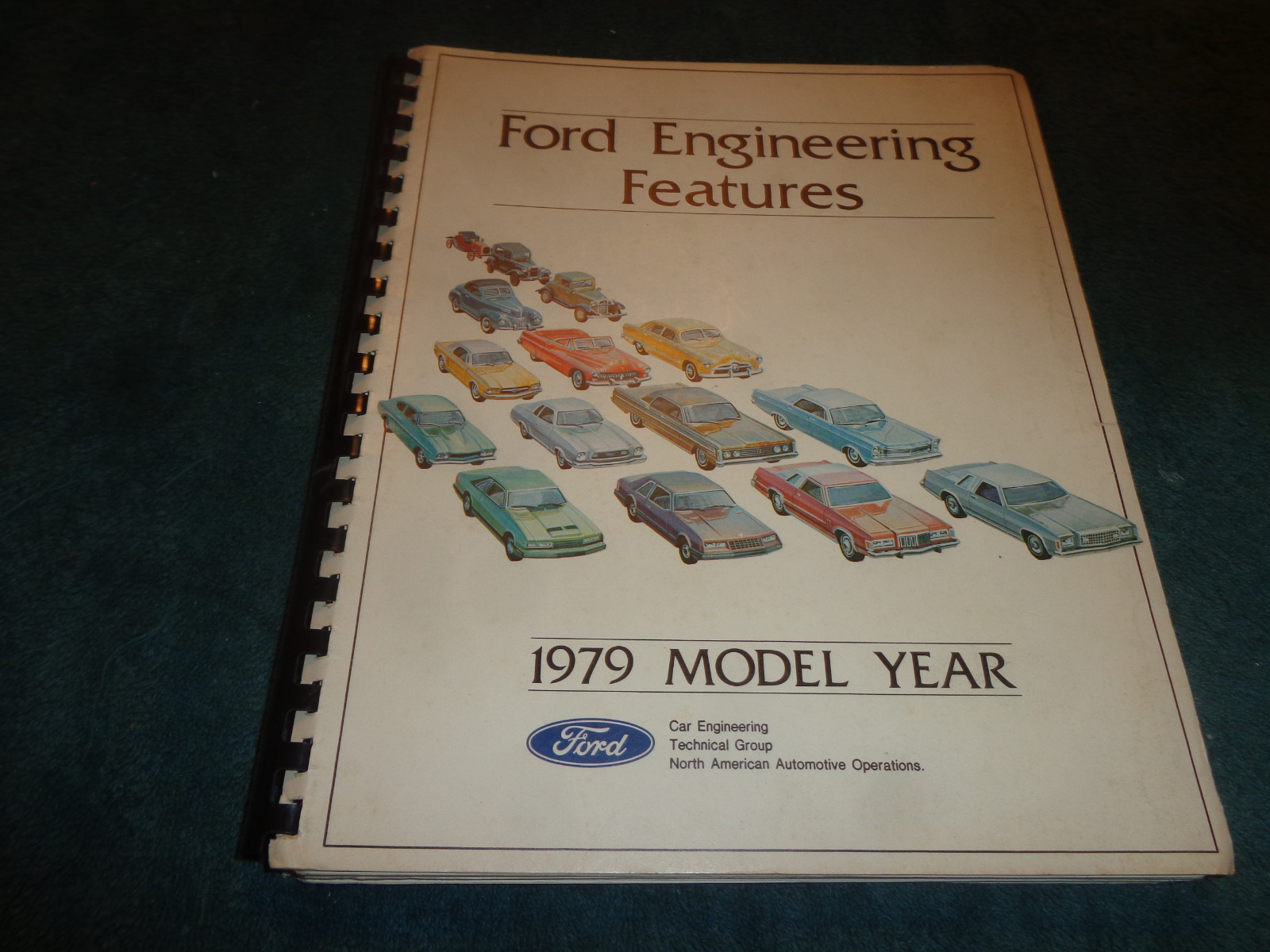 1979 FORD ENGINEERING FEATURES DEALER ALBUM VERY RARE CORPORATE ITEM ...